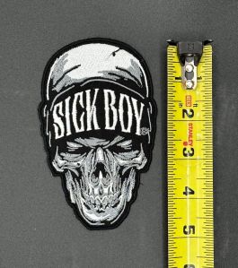 Sick Boy bandana skull patch | SICK BOY MOTORCYCLES