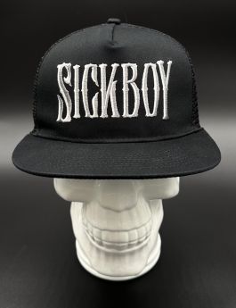 Sick Boy Flat Lightning Skull Snapback Hat | SICK BOY MOTORCYCLES